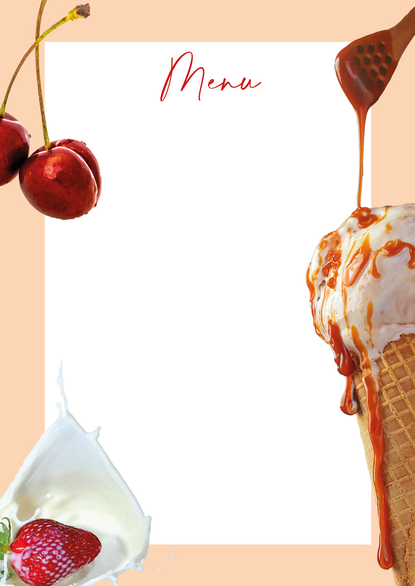 Let's Get Fruity Menu Cards X 10 – Atelier Raff